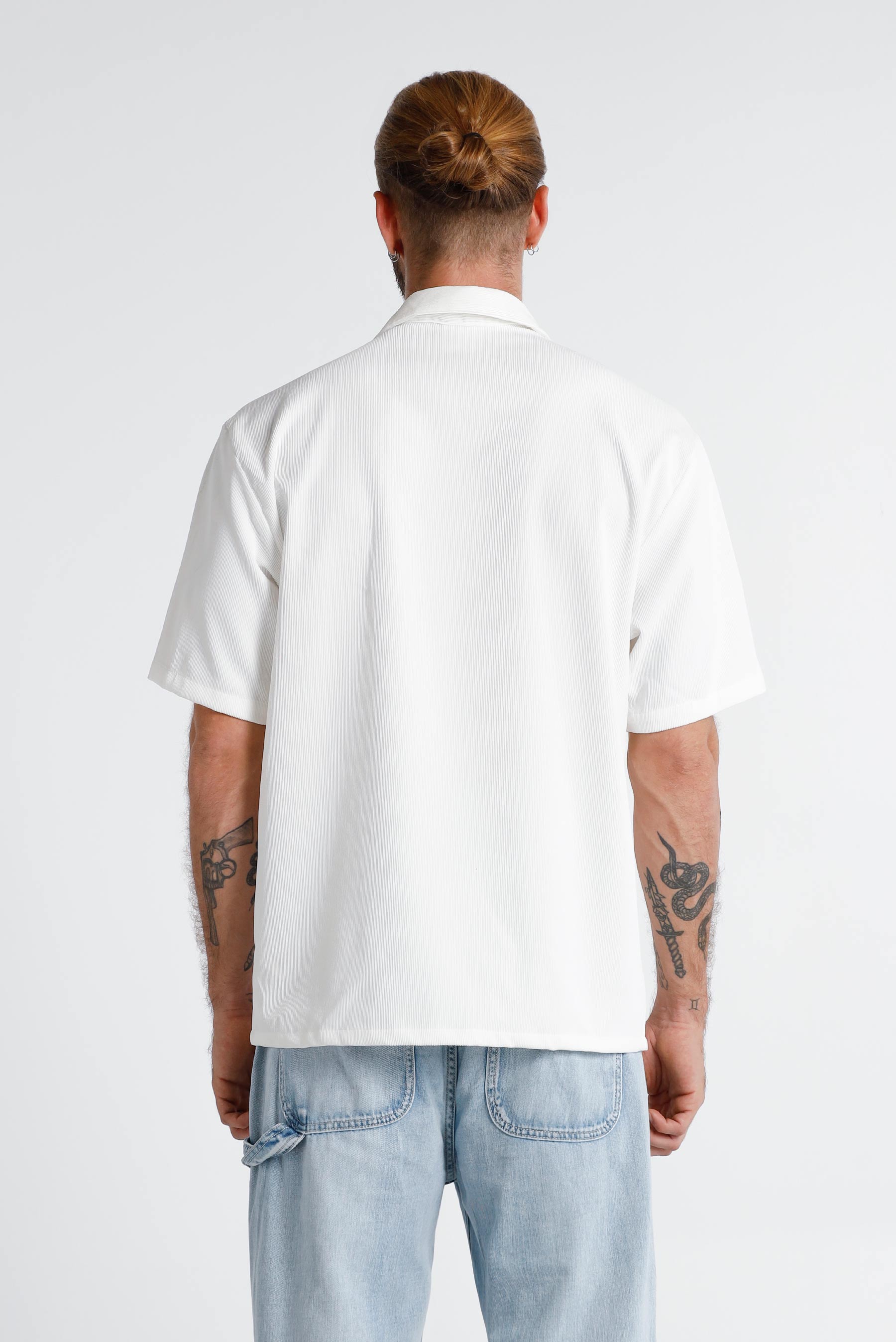 Camisa Oversize Marfil Básico Camisas para hombre