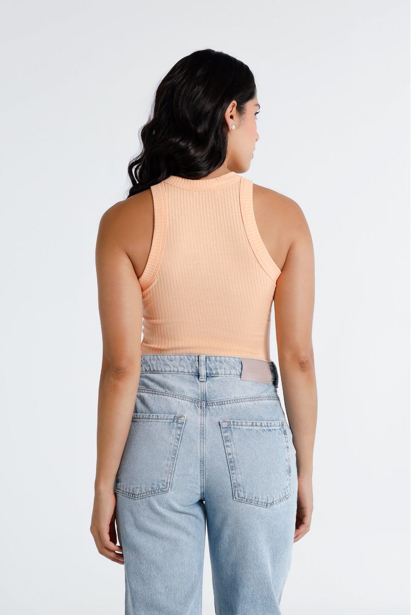 Top Mandarina Básico Bodies y tops para mujer