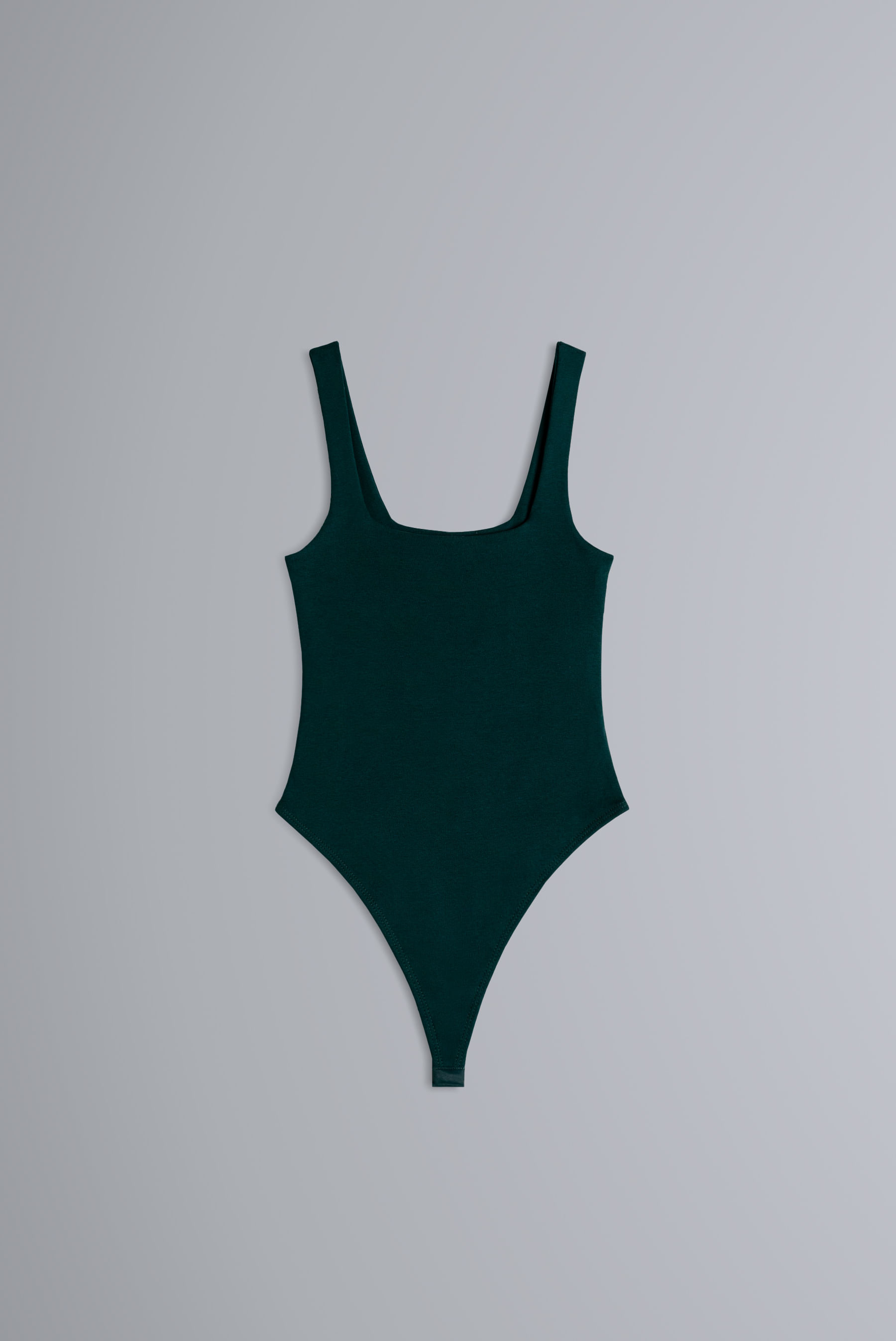 Body Verde Básico Bodies y tops para mujer