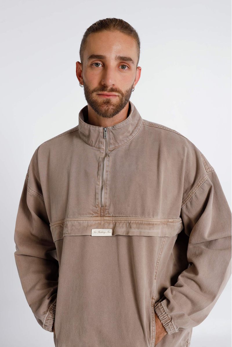 Chaqueta Beige Texto Chaquetas para hombre