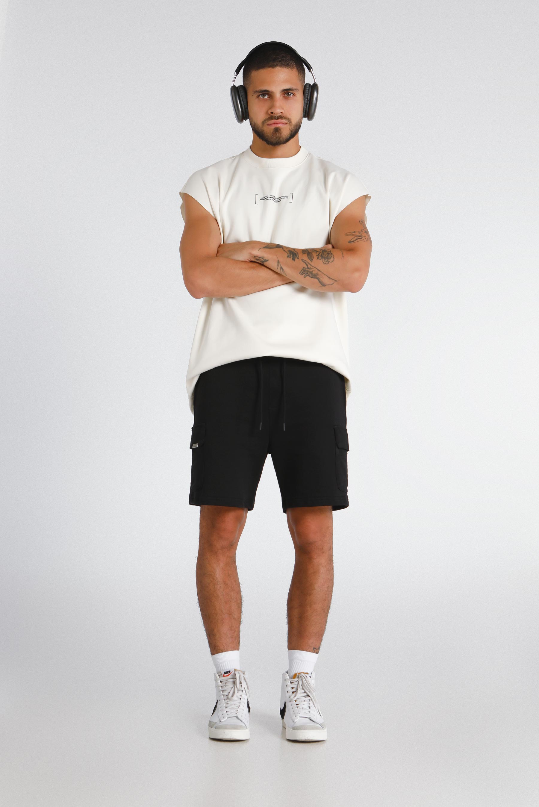 Tank Marfil Texto Tank top