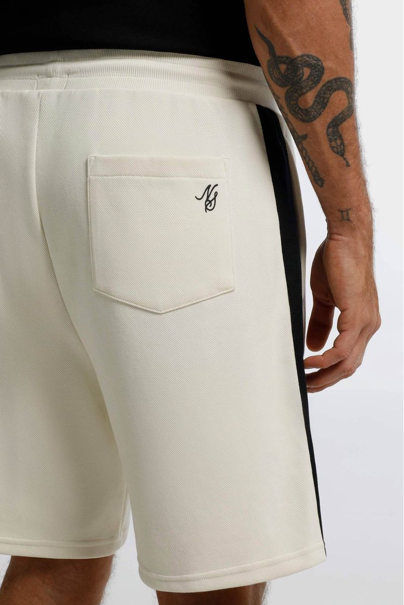 Shorts Marfil Texto Shorts hombre