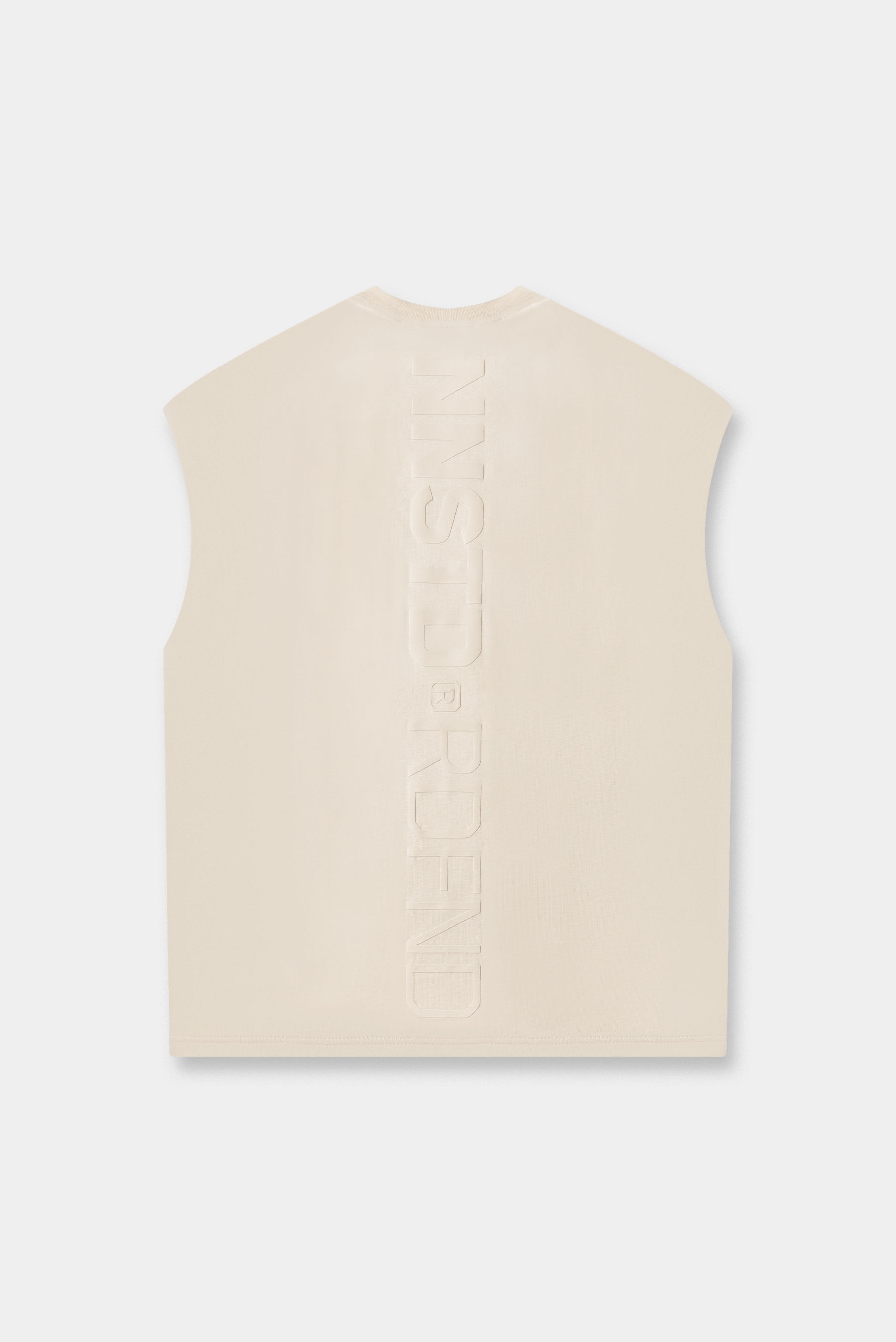 Tank Marfil Texto Tank top