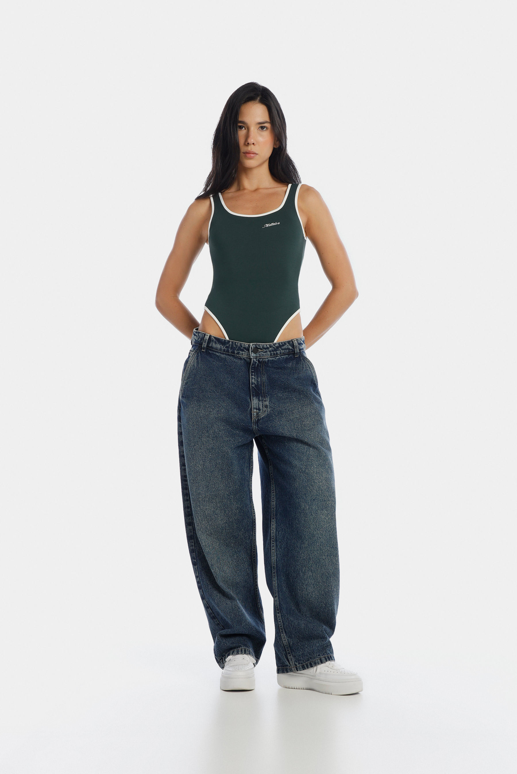 Body Verde Texto Bodies para mujer