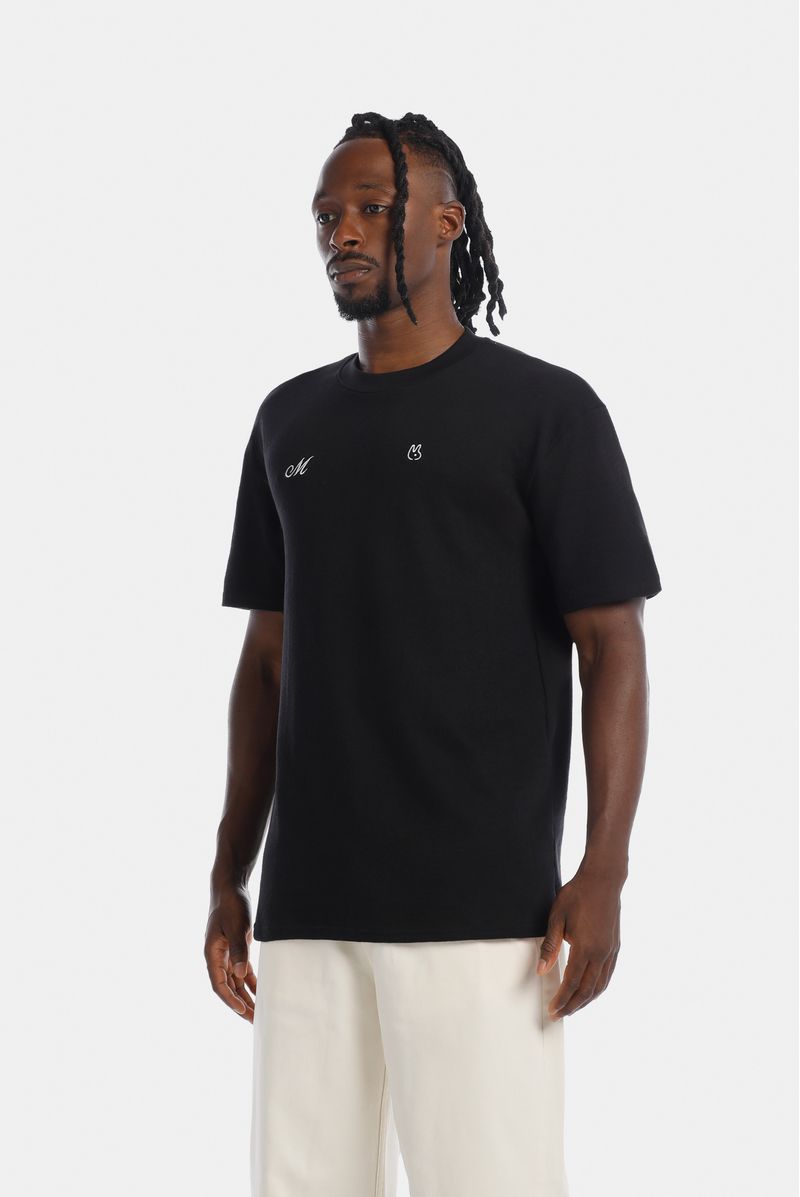 Camiseta Negro Texto Camisetas para hombre