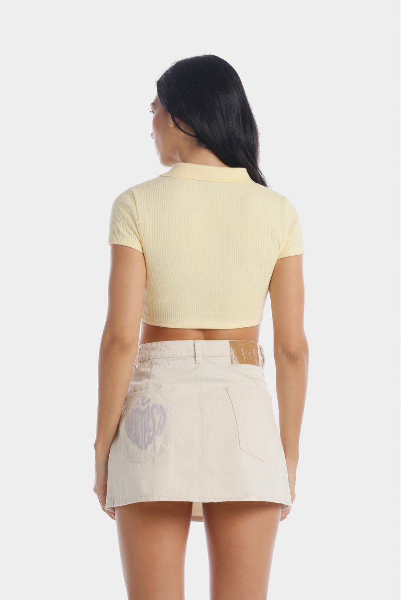 Polo Amarillo Ícono Polos